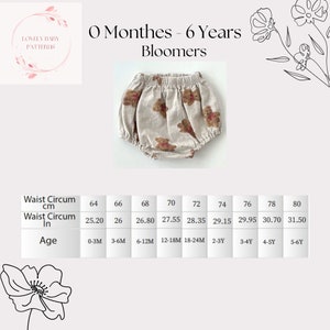 Baby Bloomers Sewing Pattern, PDF Digital Baby Sewing Pattern, Kids PDF ...