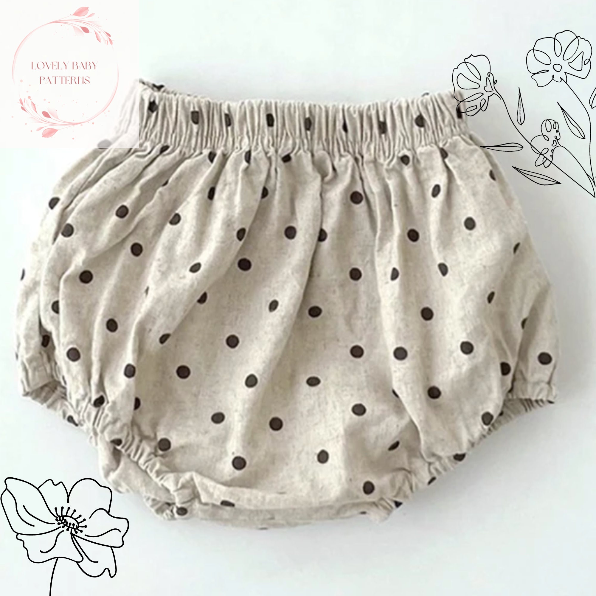Baby Bloomers Sewing Pattern: Beginner PDF (0-6 Years) - Etsy