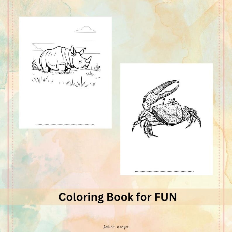 50 Printable Coloring Pages for Kids, Toddlers, Preschoolers, Coloring ...