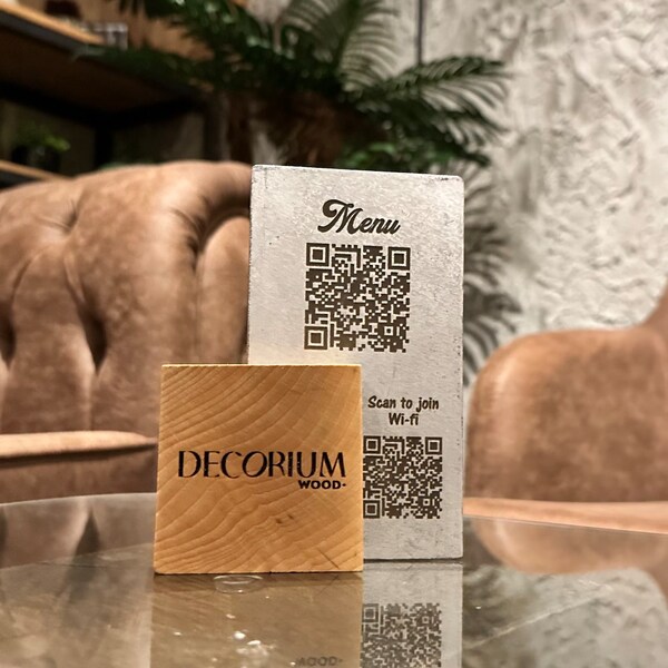Metal Qr Code for Table - Etsy