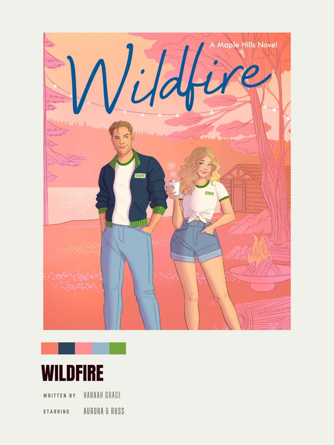 Wildfire Poster - Etsy