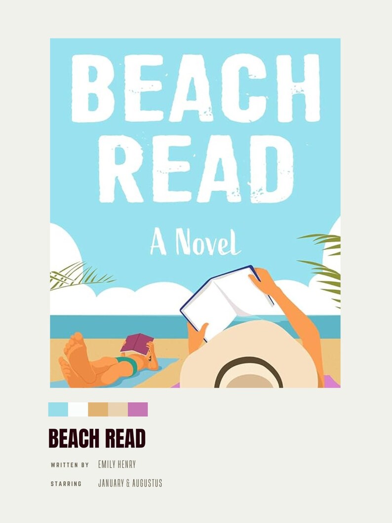 Beach Read Poster - Etsy