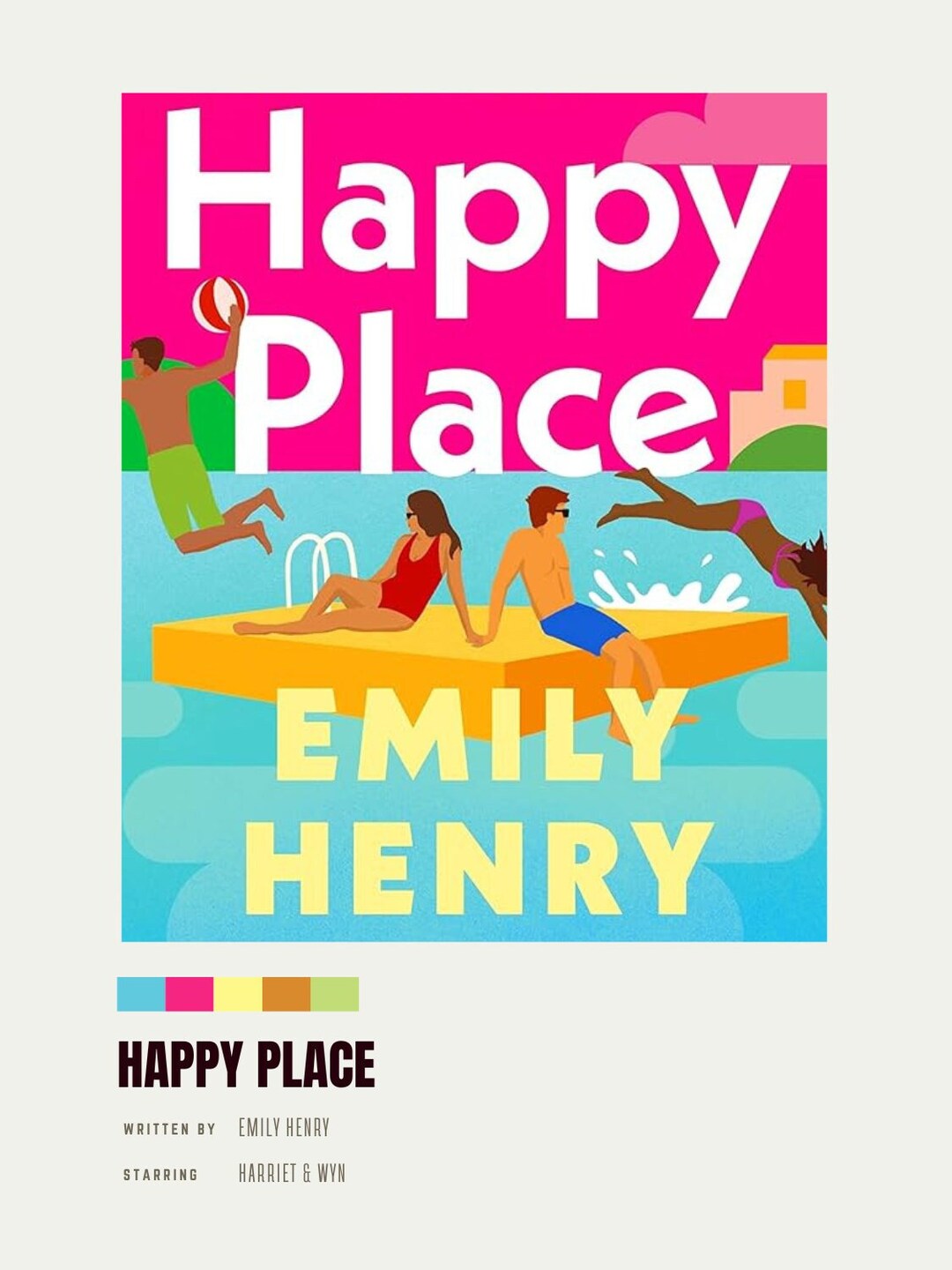 Happy Place Poster - Etsy