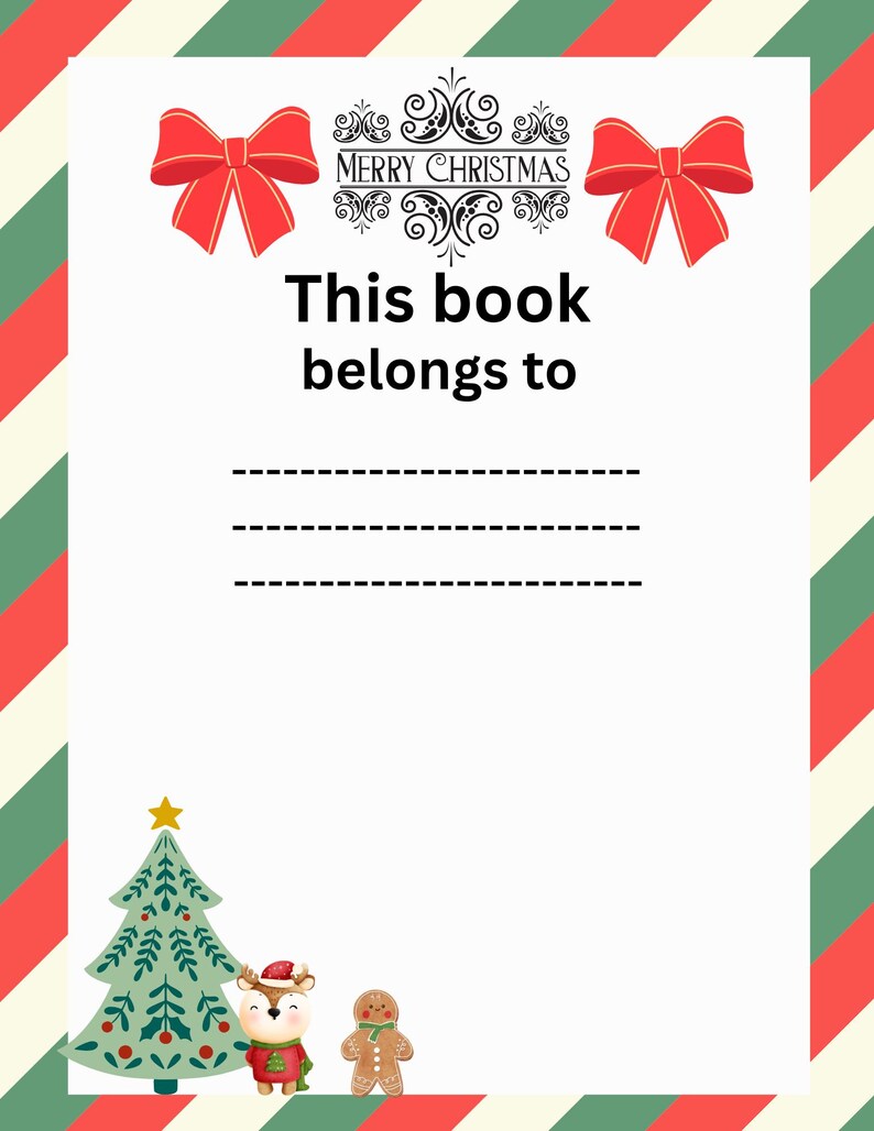 Christmas Alphabet Practice Worksheets – A to Z Tracing, Colouring ...