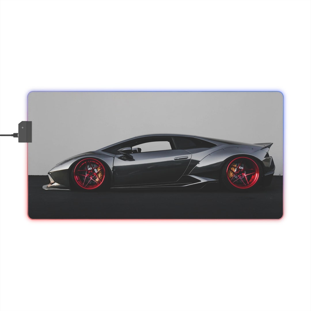 Lamborghini Huracan LED Gaming Mouse Pad Soft Polyester - Etsy