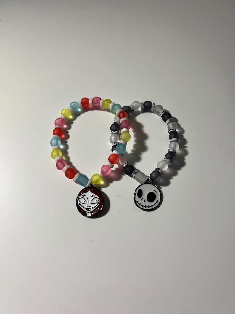 Jack and Sally Bracelet - Etsy