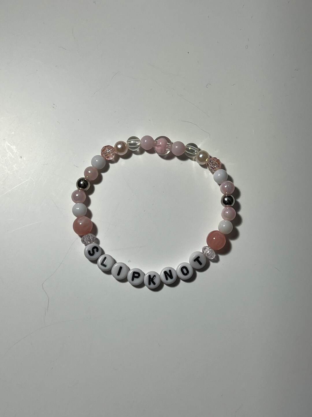 Pink Slipknot Bracelet - Etsy