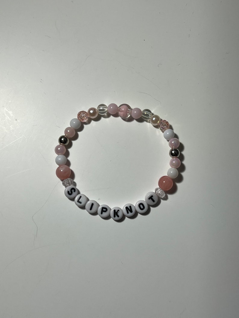 Pink Slipknot Bracelet - Etsy