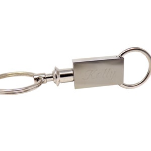 Silver Detachable Valet Keychain - Etsy