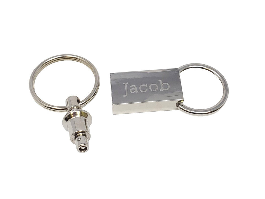 Silver Detachable Valet Keychain - Etsy