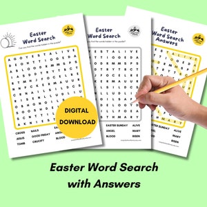 Easter Activity Sheets | Word Search | Spot the Difference | I Spy ...