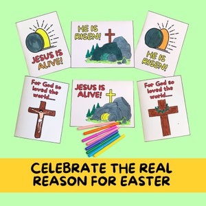 Printable Easter Cards | Colour Your Own Easter Card | Happy Easter ...