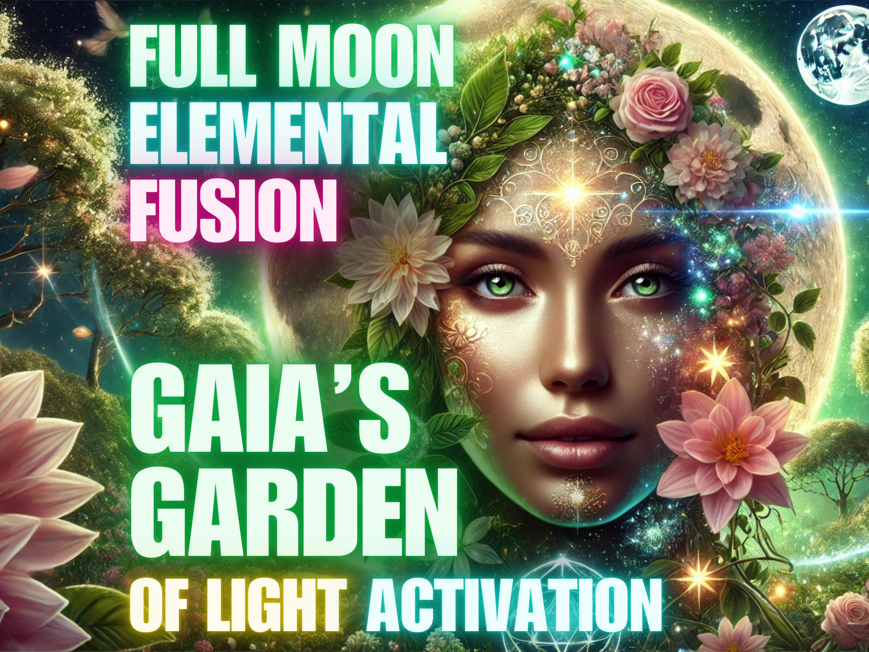 Flower Full Moon Heart Bloom Activation, Sacred Lunar Alignment Session ...