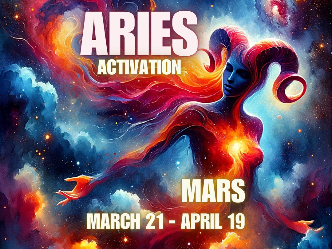 Aries Activation, Zodiac Activation, March 21 April 19 - Etsy
