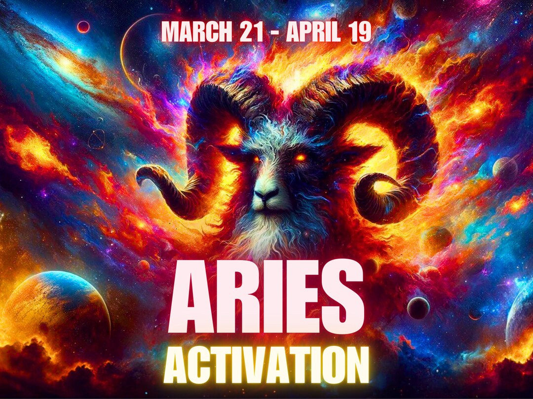 Aries Activation, Zodiac Activation, March 21 - April 19 - Etsy