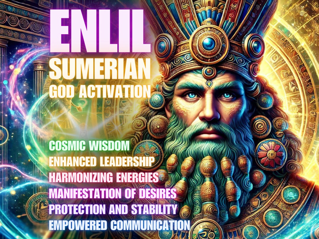 Enlil Sumerian God Activation, Sumerian Gods, Sumerian Deity ...