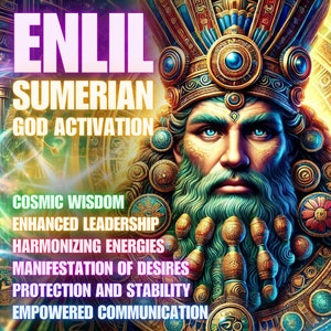 Enlil Sumerian God Activation, Sumerian Gods, Sumerian Deity ...