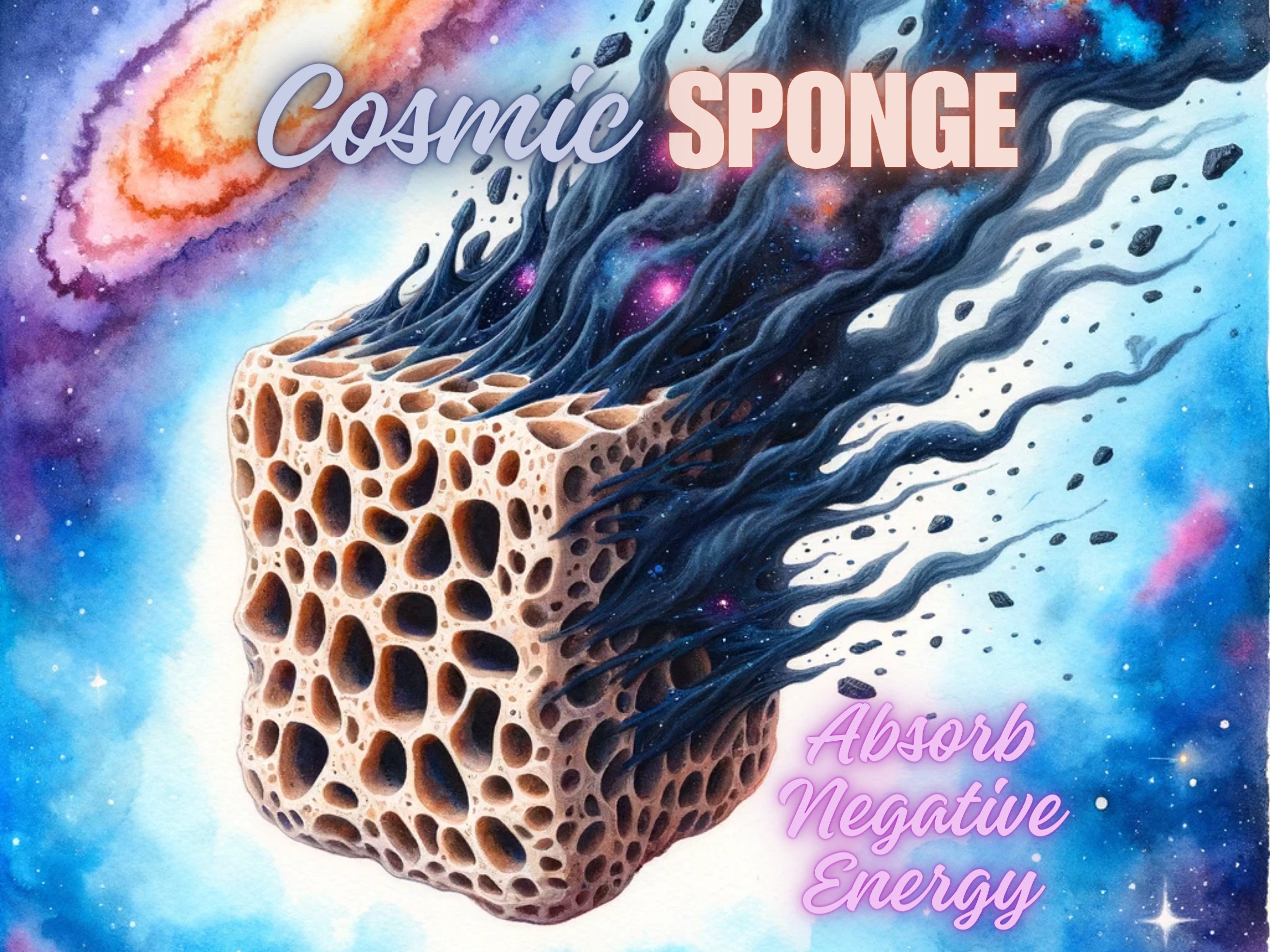 Cosmic Sponge, Absorb Negative Energy - Etsy