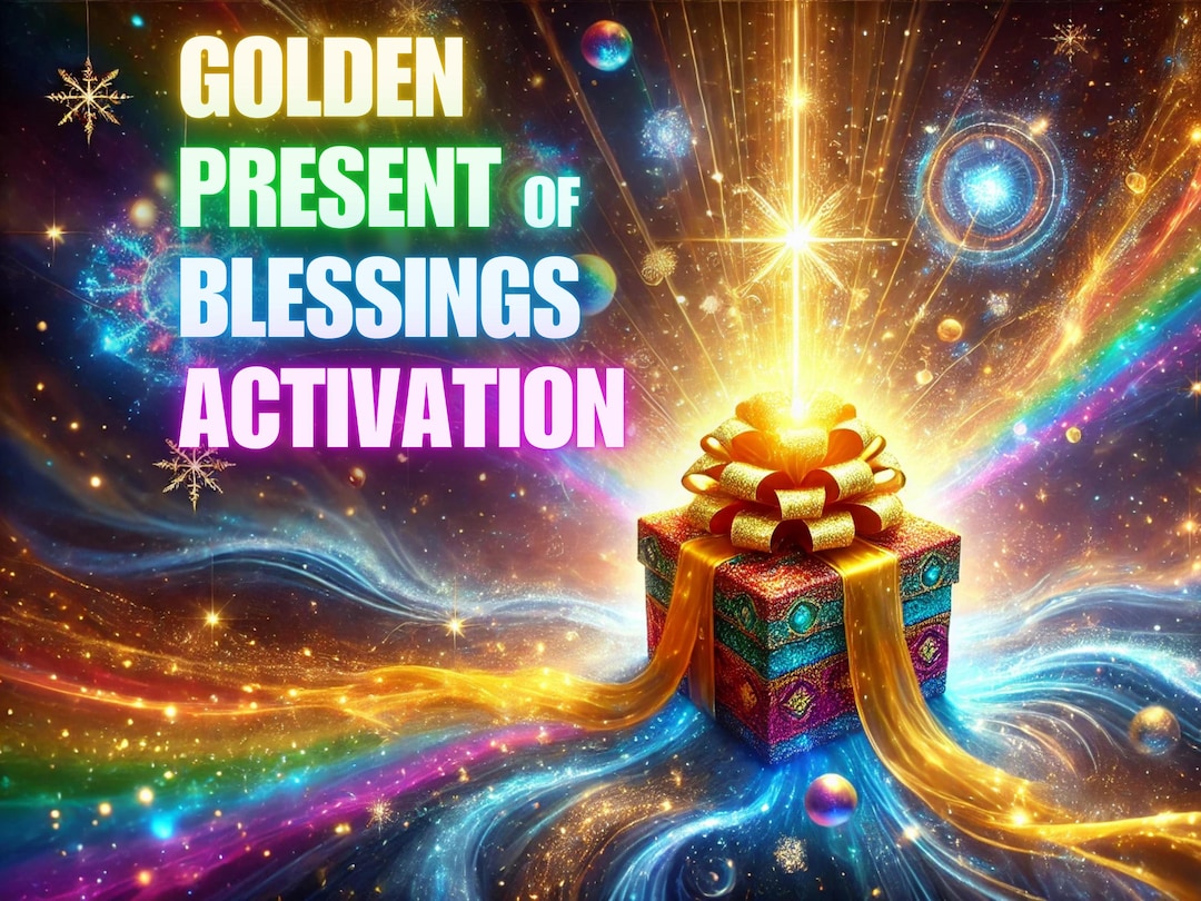 Golden Present of Blessings Activation, Divine Receiving - Etsy