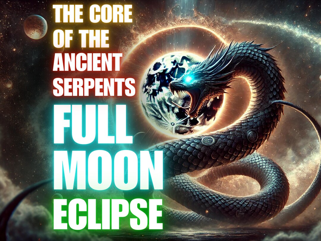 Full Moon Eclipse & the Core of the Ancient Serpents - Etsy