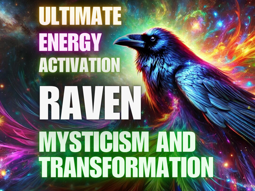 Raven Ultimate Energy Activation for Mysticism and Transformation - Etsy