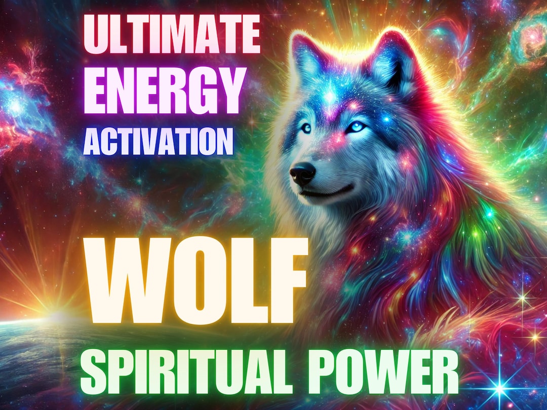 Wolf Ultimate Energy Activation for Spiritual Power - Etsy