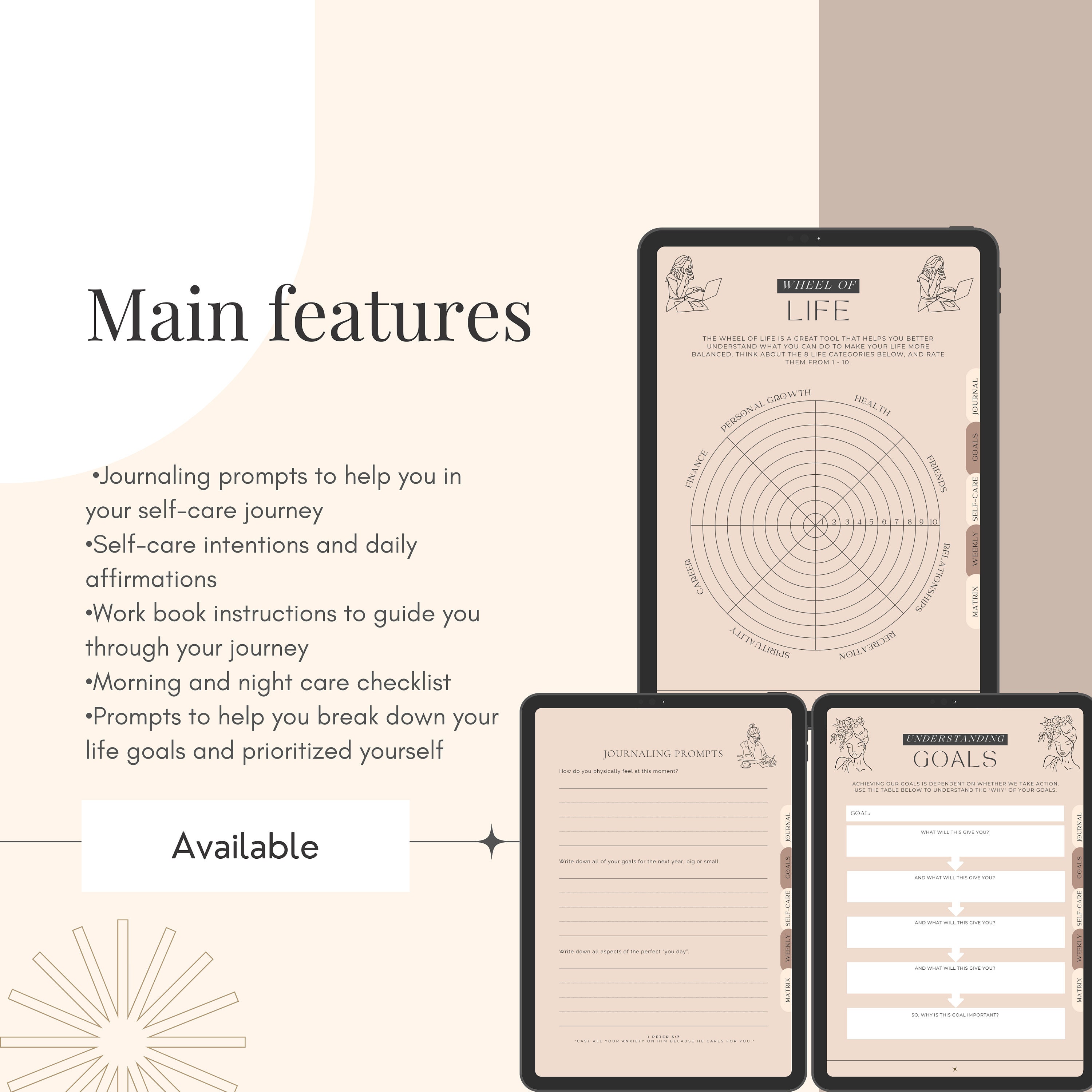 Self-care Workbook | Self-care Journalling | Goalbook - Etsy