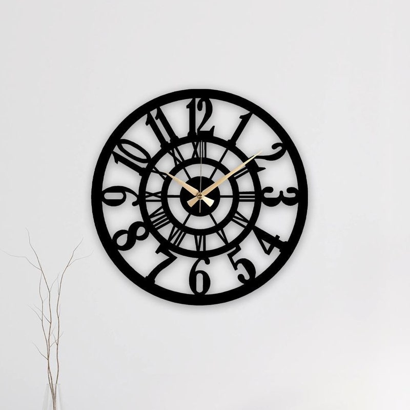 Wall Clock With Numbers - Etsy