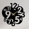 Modern Metal Wall Clock, Unique Wall Clock, Livingroom Clock Decor ...