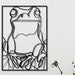 Frog Wall Art, Frog Sign, Metal Wall Décor, Metal Animal Decor, Frog ...