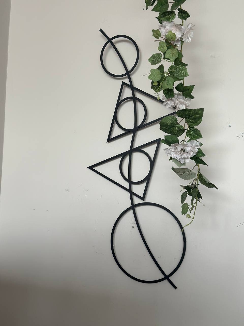 Modern Home Decor, Line Metal Wall Art, Minimalist Line Art, Geometric ...