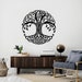 Metal Tree of Life Wall Art: Black Nature Decoration - Etsy
