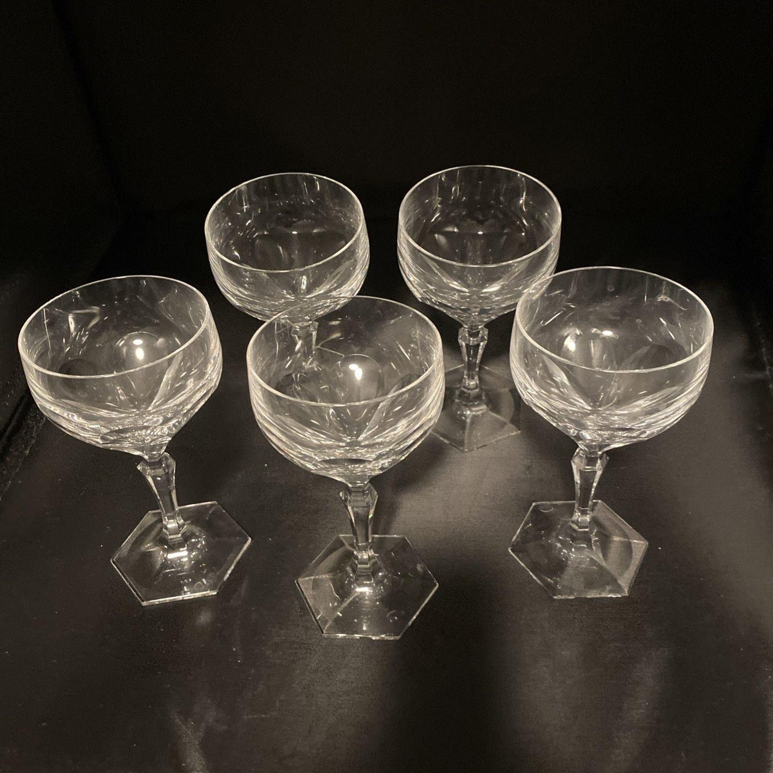 Hoya Aurora Wine Glass Set of 5 Free Shipping - Etsy
