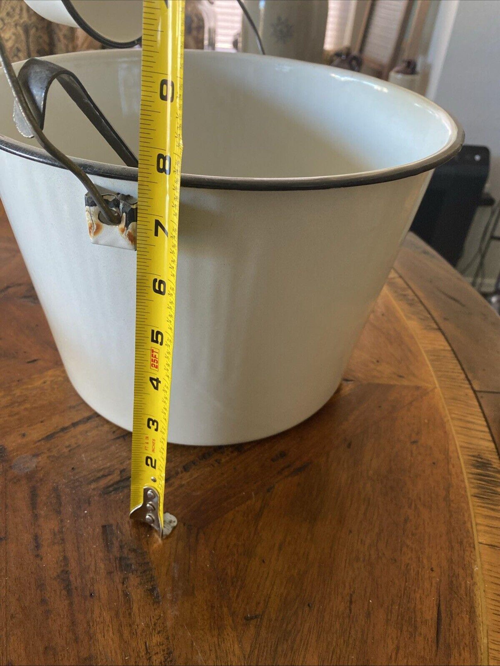 Enamel 3pc Vintage Pail With Dipper and Cup - Etsy