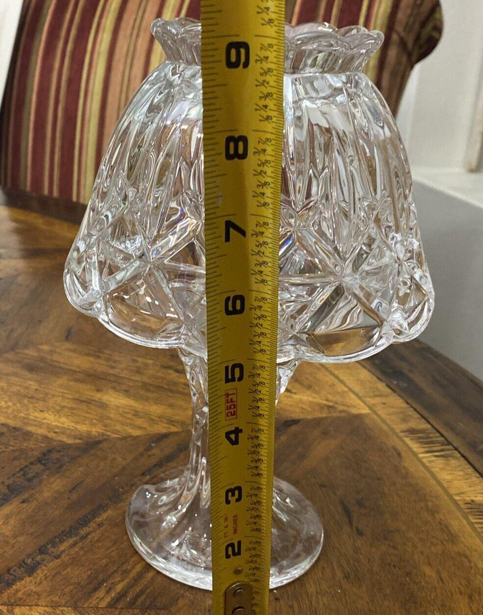 Gorham Lady Anne Two Piece Crystal Fairy 9'' Lamp. - Etsy