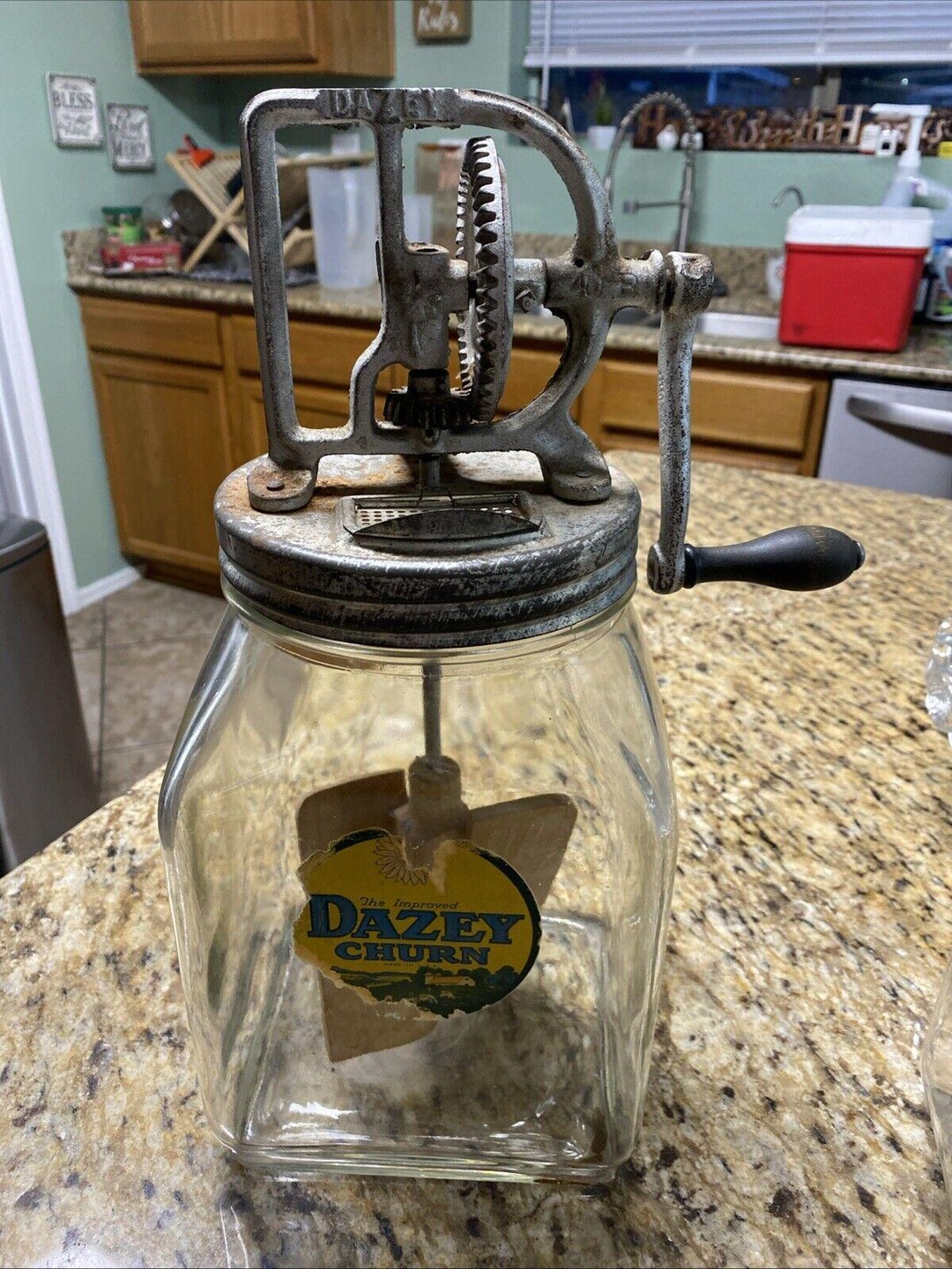 Antique Dazey Butter Churn Label Excellent Condition - Etsy