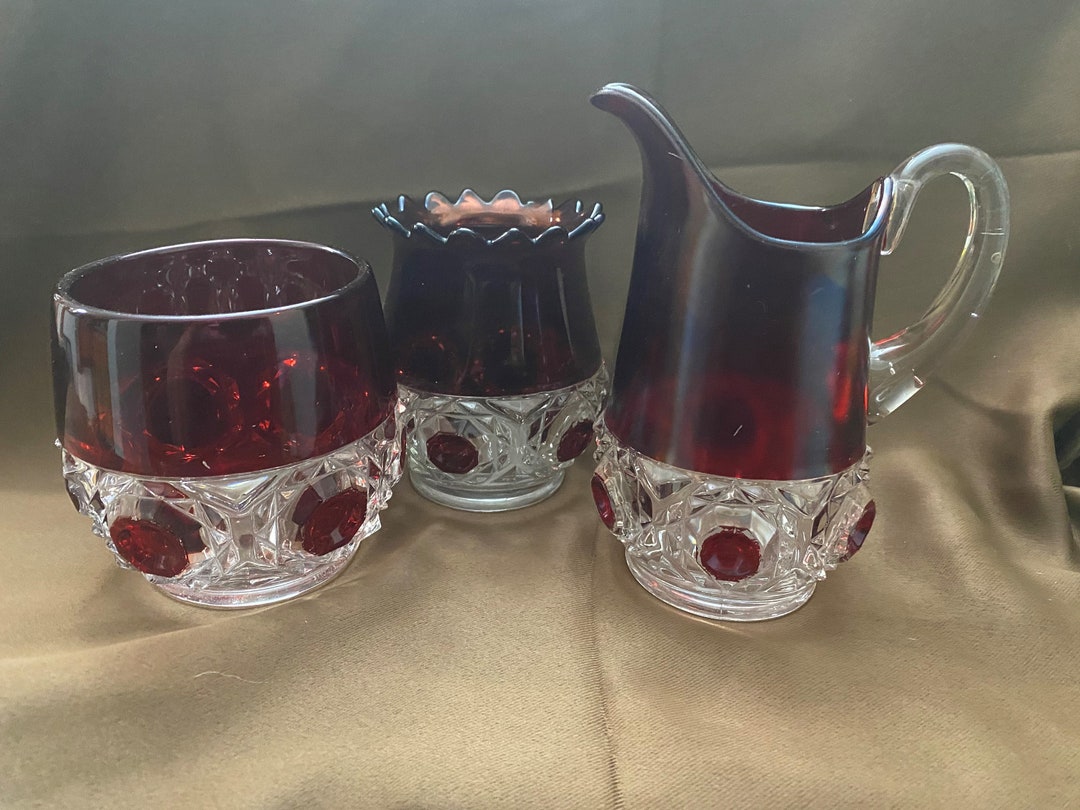 Antique Riverside Box in Box Lot of Three 1894-1899 Ruby Red - Etsy