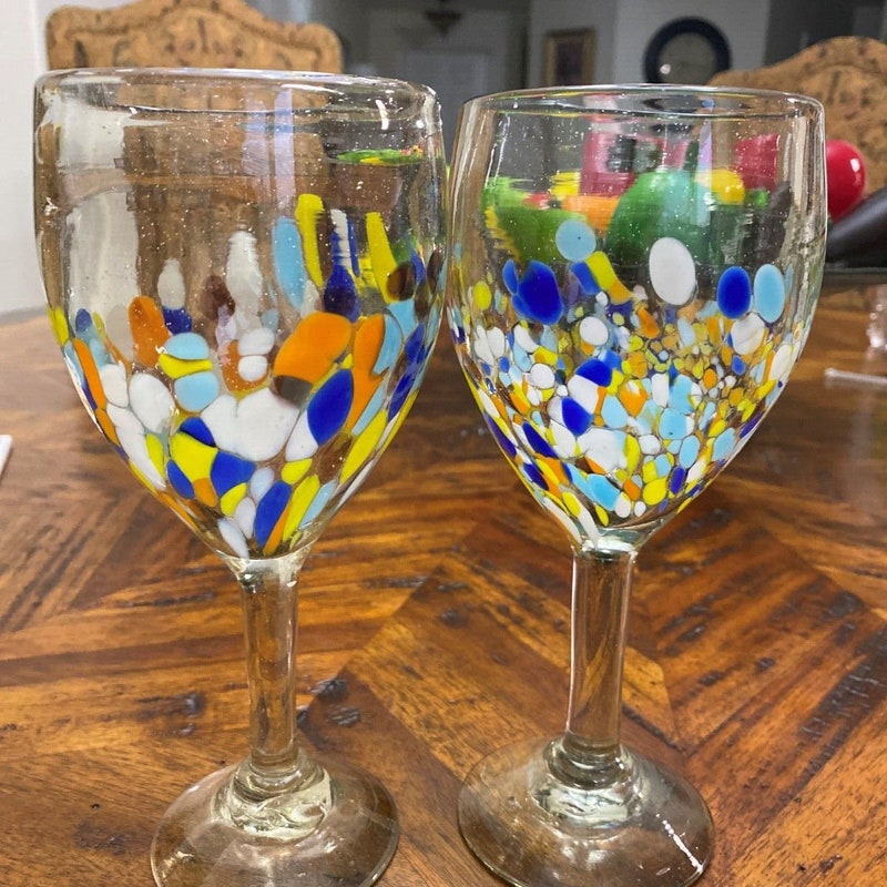 Large Wine Glasses - Etsy