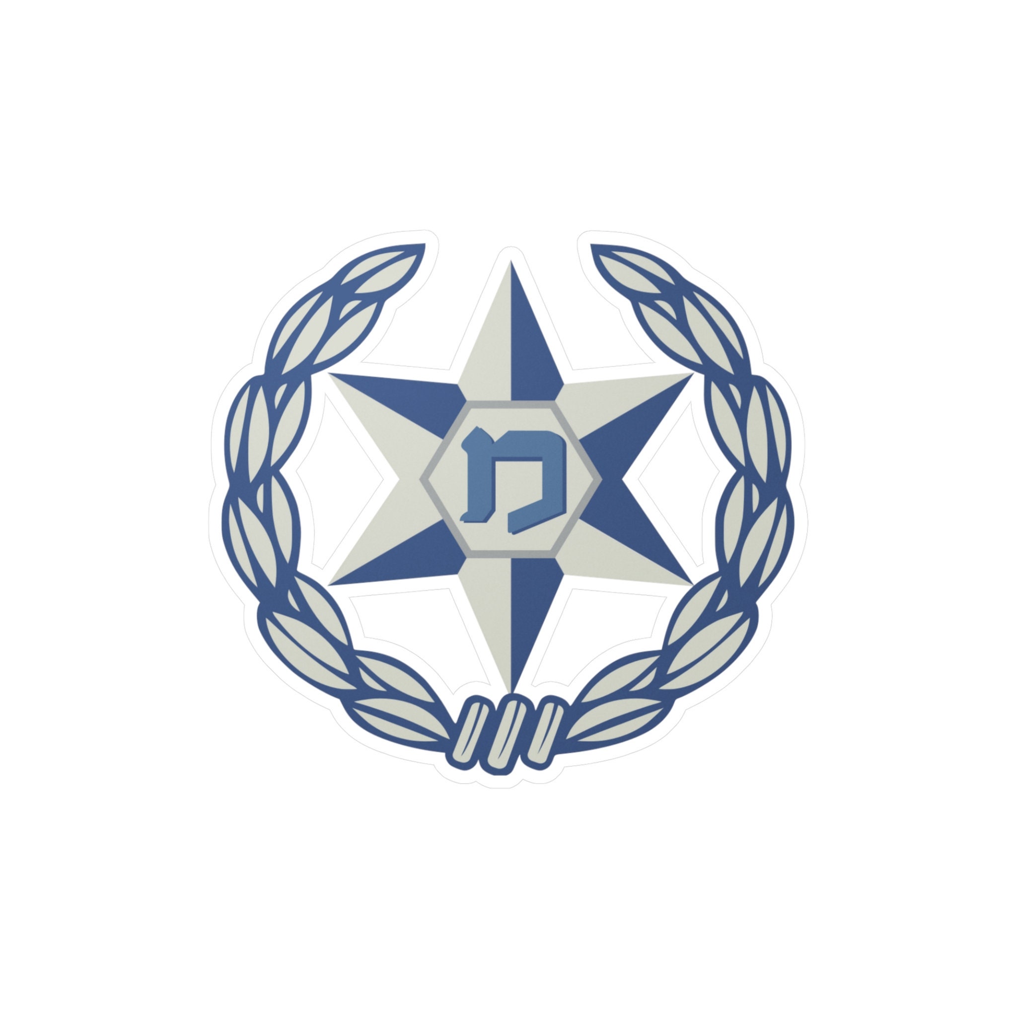 Israel Police Logo Vinyl Decal, Emblem, IDF, Israel Defense Forces ...