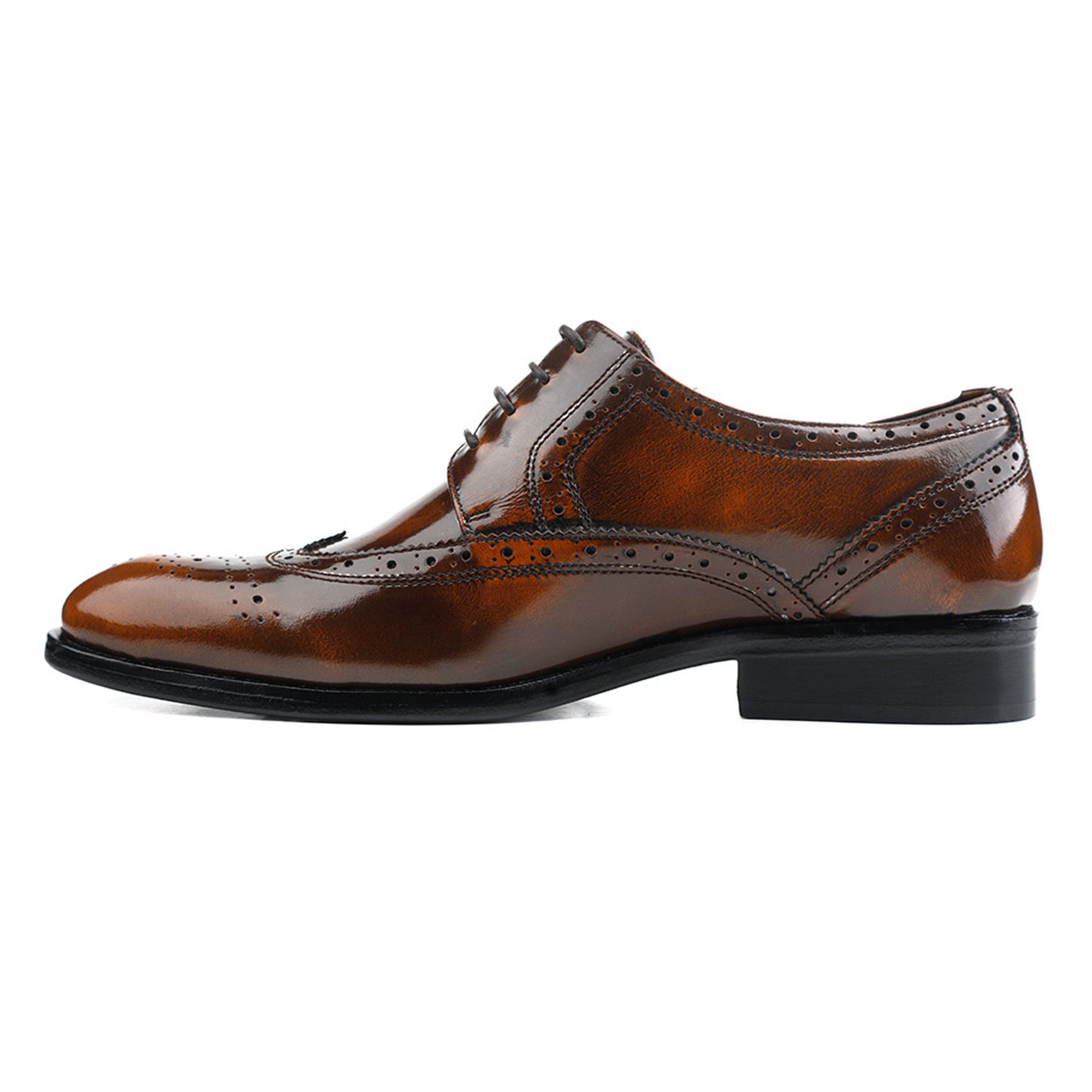 Genuine Leather Handmade Derby Shoes Men - Napoleon - VV126 - Etsy