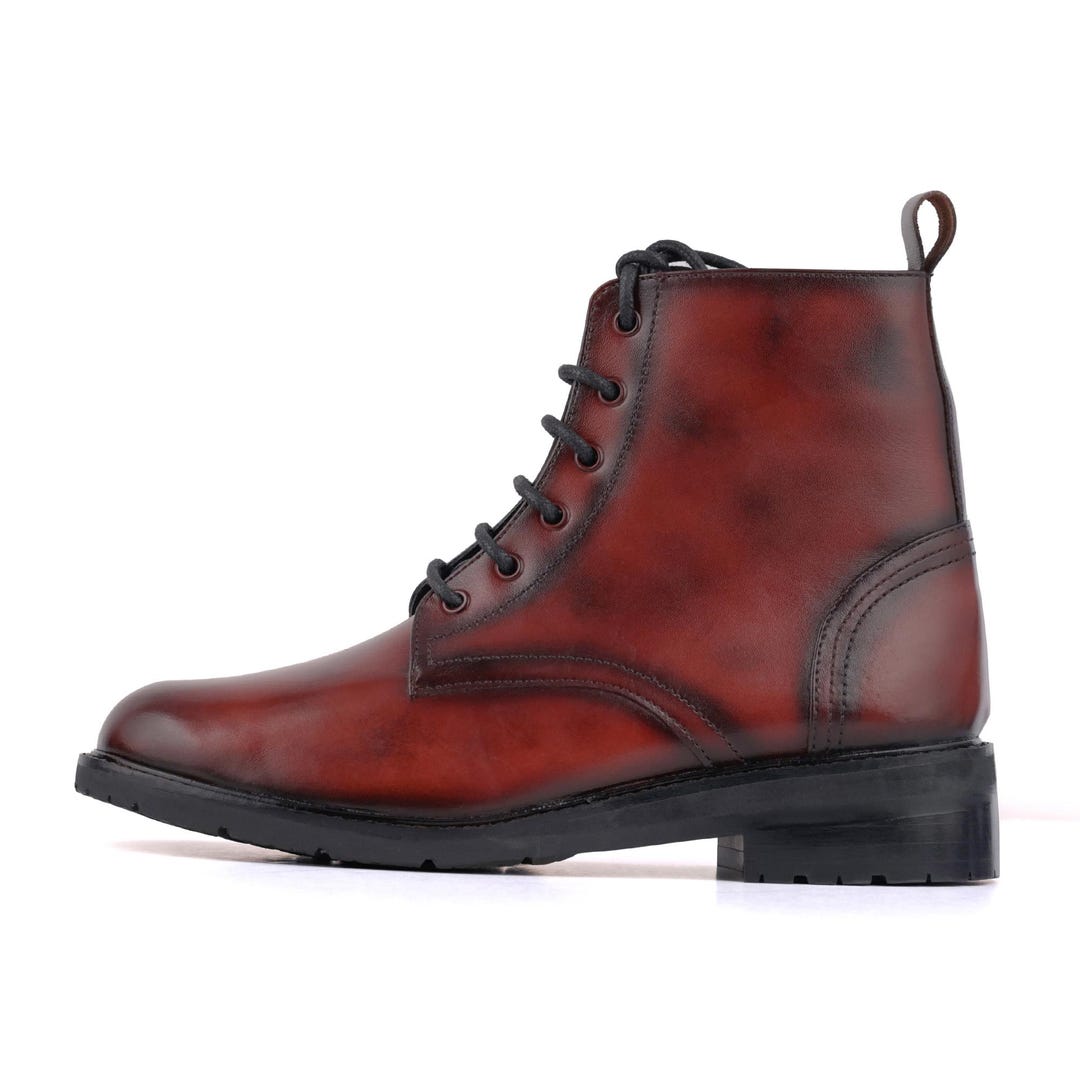 Genuine Leather Handmade Long Boots Men - Ryker - VV238 - Etsy