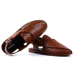 Genuine Leather Handmade Peshawari Chappal Men - Serkan - VV214 - Etsy