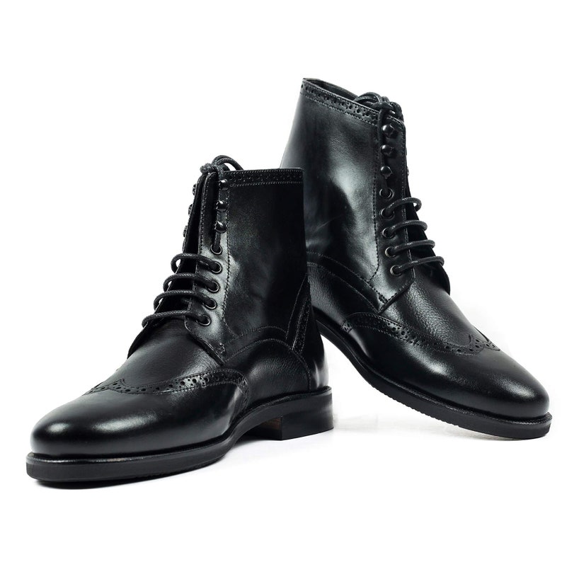 Genuine Leather Handmade Long Boots Men - Darcy - VV204 - Etsy