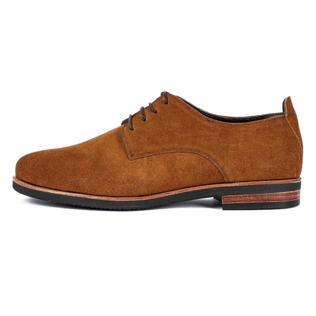 Genuine Leather Handmade Derby Shoes Men - Renzo - VV137 - Etsy