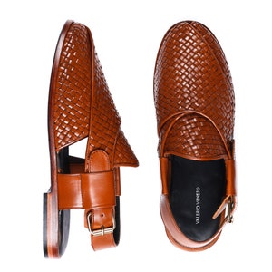 Genuine Leather Handmade Peshawari Chappal Men - Serkan - VV214 - Etsy