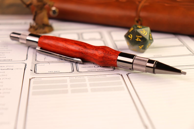 Hardwood Mechanical Pencil for Dungeons and Dragons, Dnd, D&D 5e ...