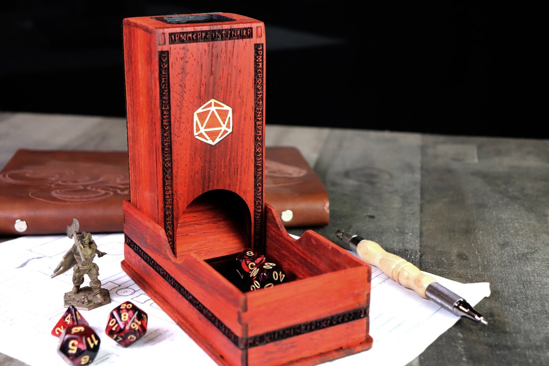 Portable Dice Tower With Storage - Etsy