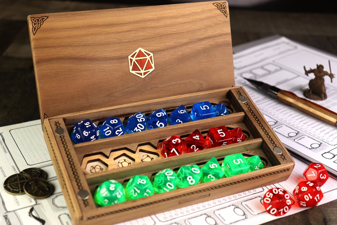 Dice Chest - Polyhedral Storage for the Meticulous Dice Enthusiast. - Etsy
