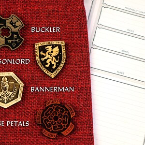 Heraldic Themed Fantasy Tokens - Etsy