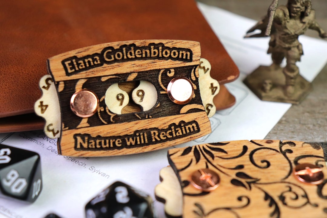 Personalized Life Counter for Dungeons and Dragon, Mtg, Dnd, Pathfinder ...